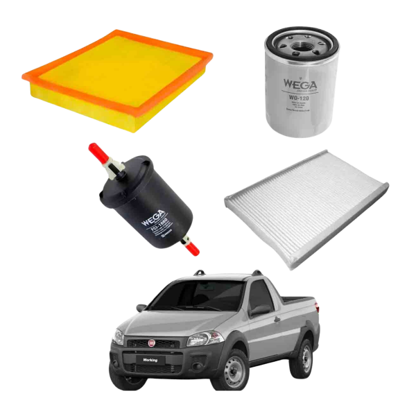 Kit Filtros Wega Strada 1999 A 2024 WKL126 Wega
